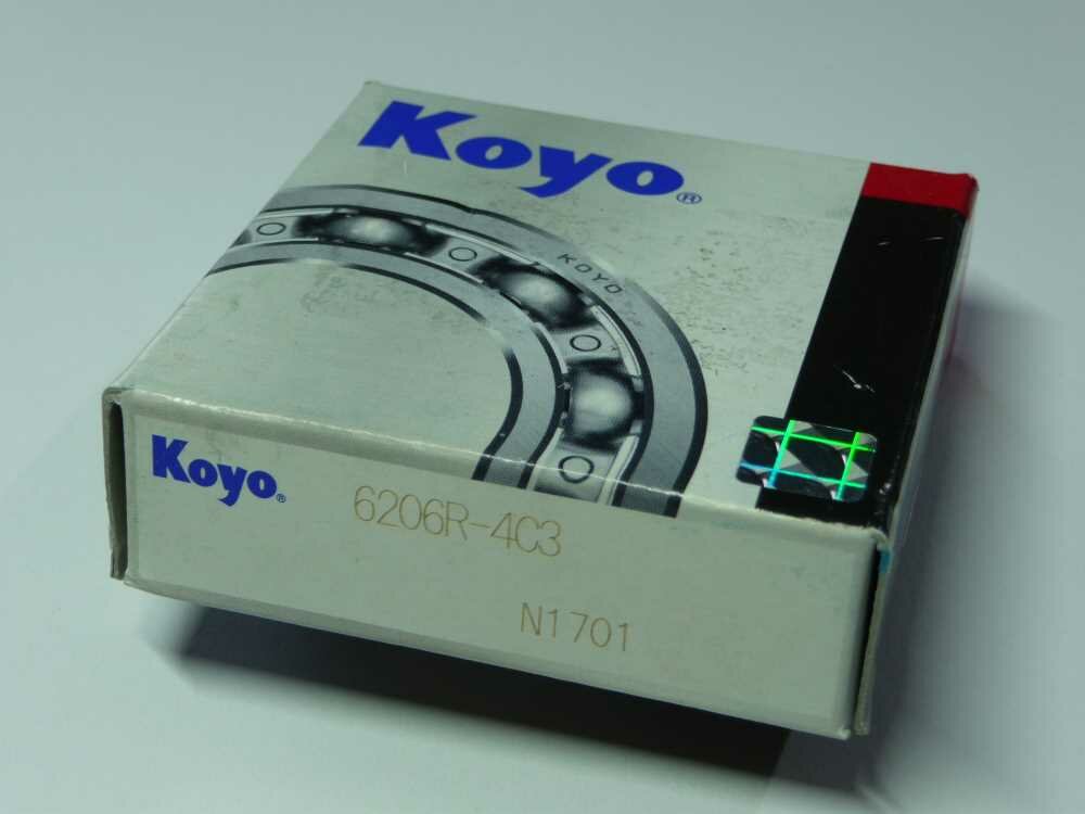 Rillenkugellager 6206.R-4.C3 - KOYO, Japan - offene Ausführung ( 20x6, 18,90