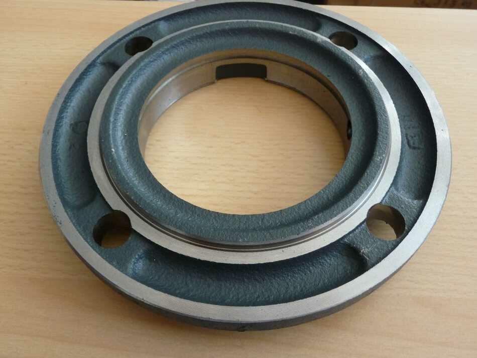 Gehäuse, rund, vierloch, GG.FE10-N - INA ( 90x165x27,5mm ) - DSwaelzl ...