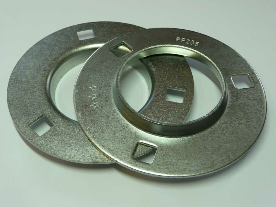 Blechgehäuse für Spannlager, rund, PF205 - Set = 2 Stück - DSwaelzlag ...