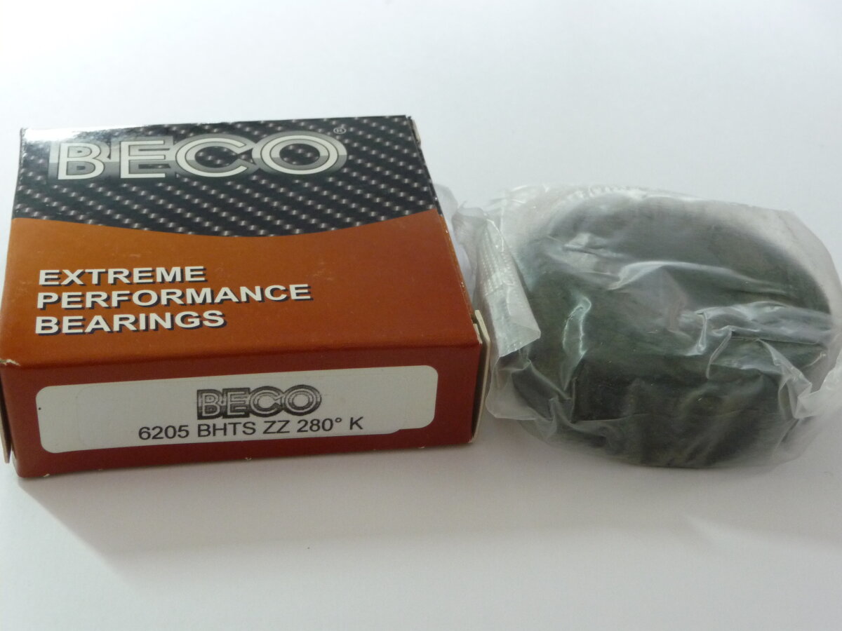 Rillenkugellager 6205-BHTS-ZZ-280°C - BeCo - wärmestabil bis 280°C, S ...
