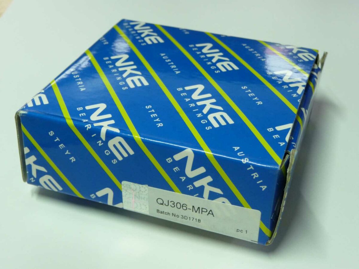 Vierpunktlager QJ306-MPA - NKE - Messingkäfig, geteilter Innenring, D ...